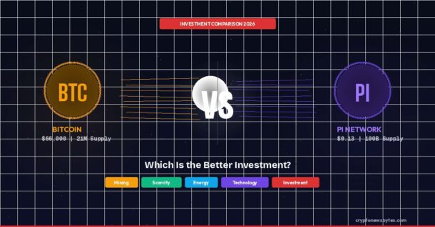 Pi Network vs Bitcoin: Which Is the Better Investment? 2026 CryptoNewsBytes